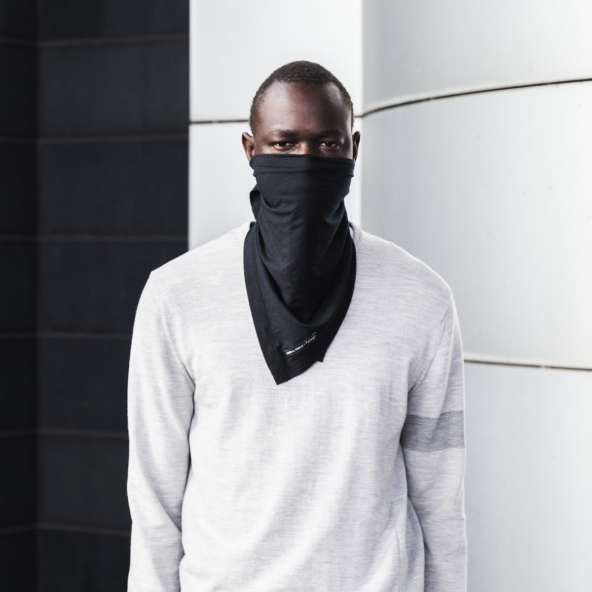 Merino Wool Bandana Scarf Black | Formal Friday X Pelago – FORMAL FRIDAY
